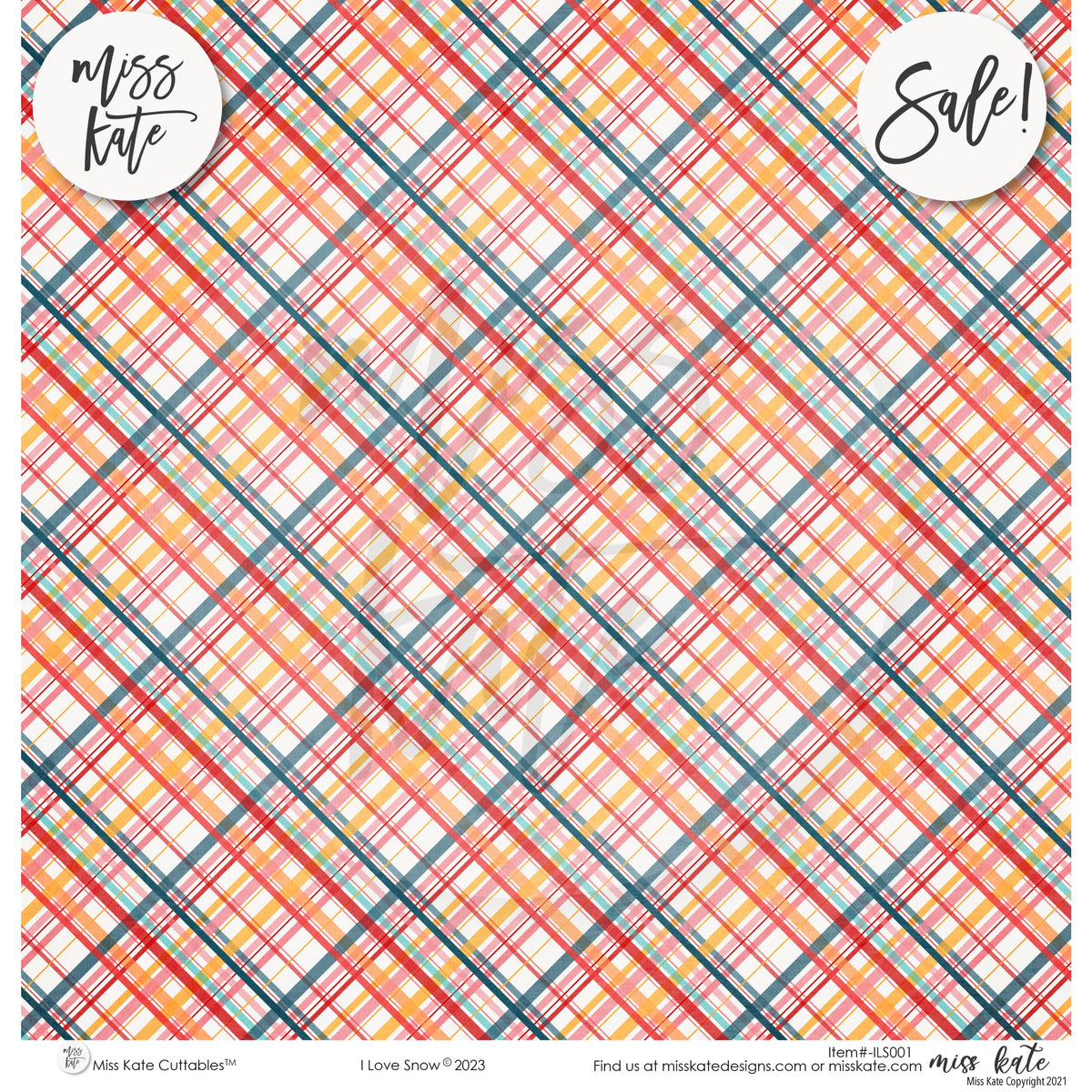 I Love Snow Winter Scrapbook Paper & Sticker Kit – MISS KATE