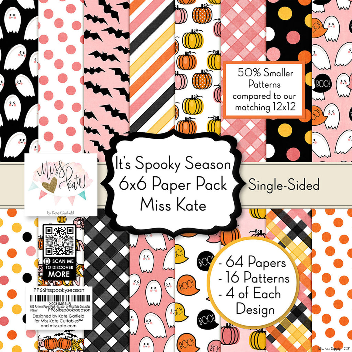 Its Spooky Season - 6x6 Scrapbook Paper Pack 6x6 Paper Pack – MISS KATE
