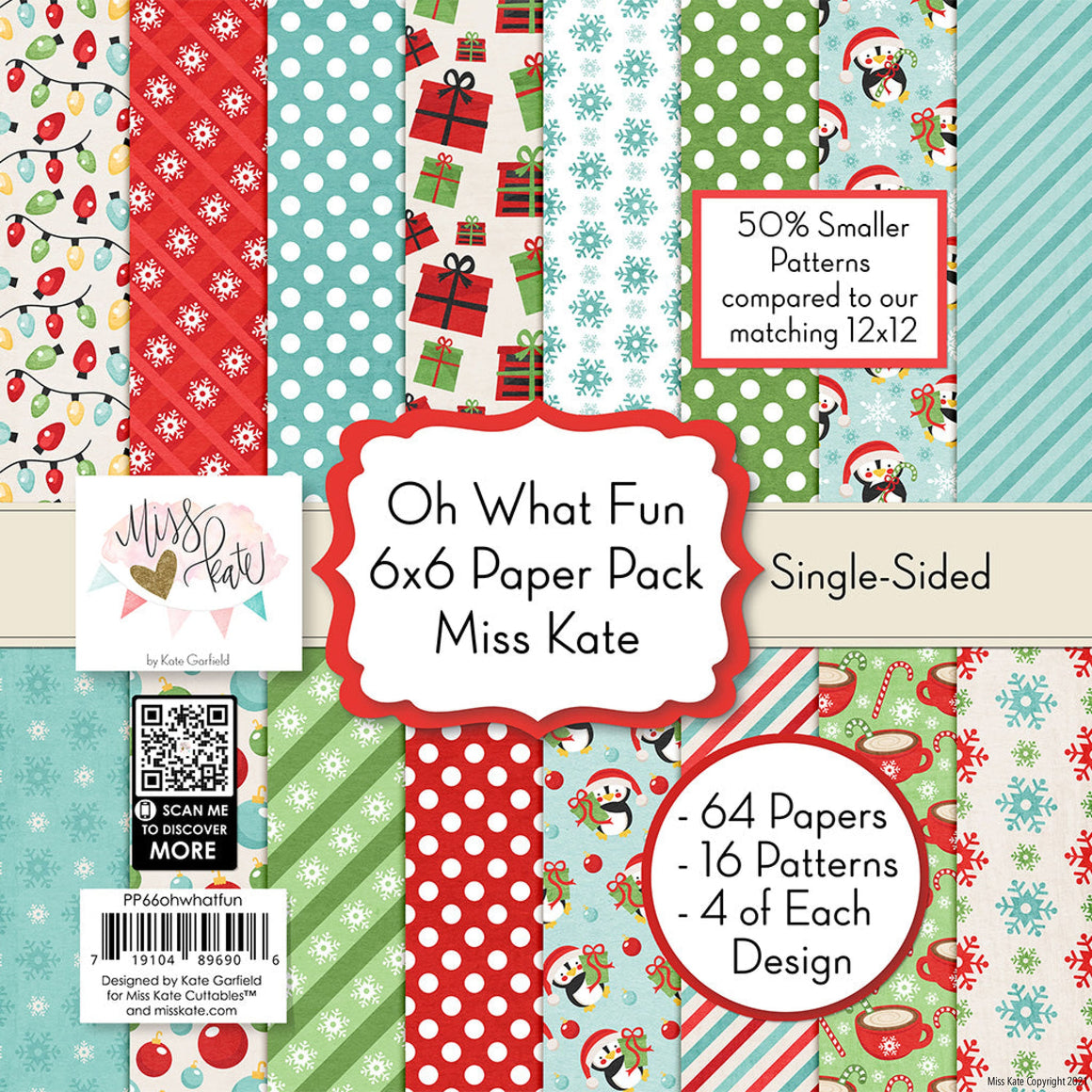 6x6 Paper Packs (Single-Sided) – MISS KATE