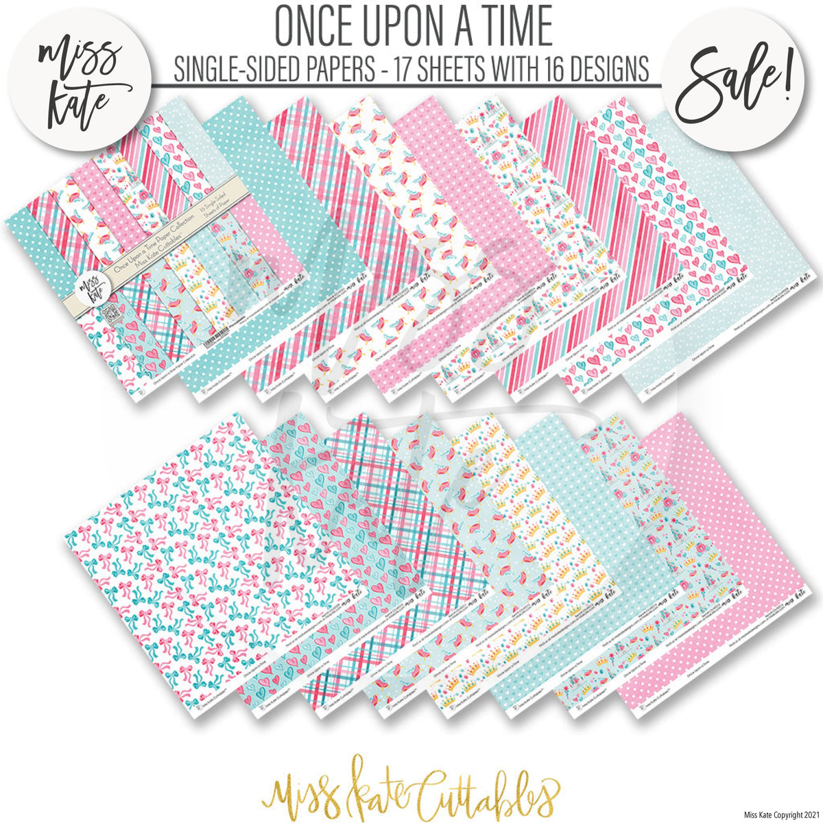 Once Upon a Time - Scrapbook Paper Pack – MISS KATE