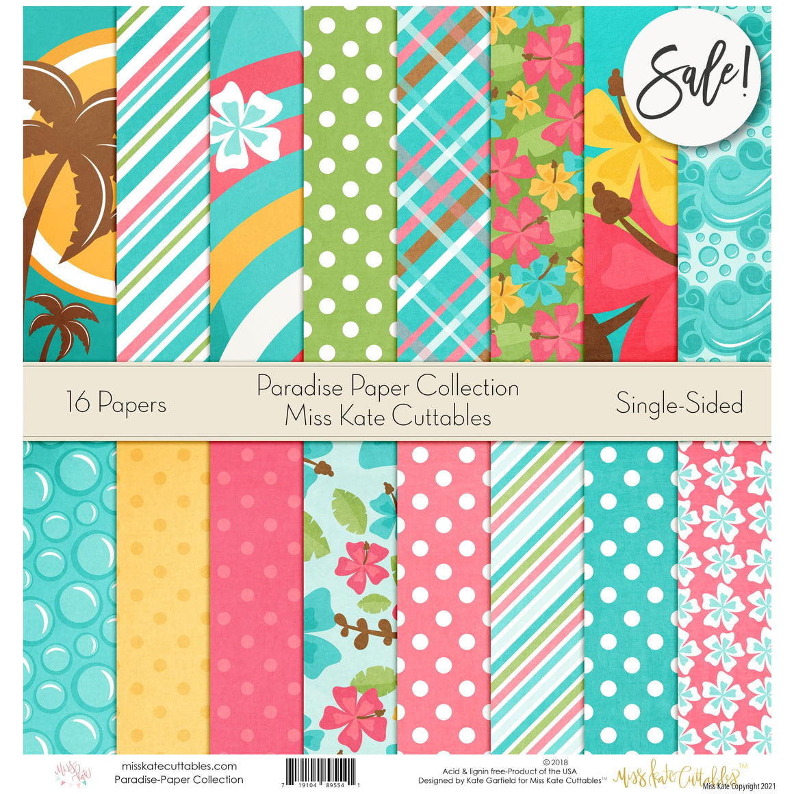 12x12 Paper Packs (Single-Sided) – MISS KATE