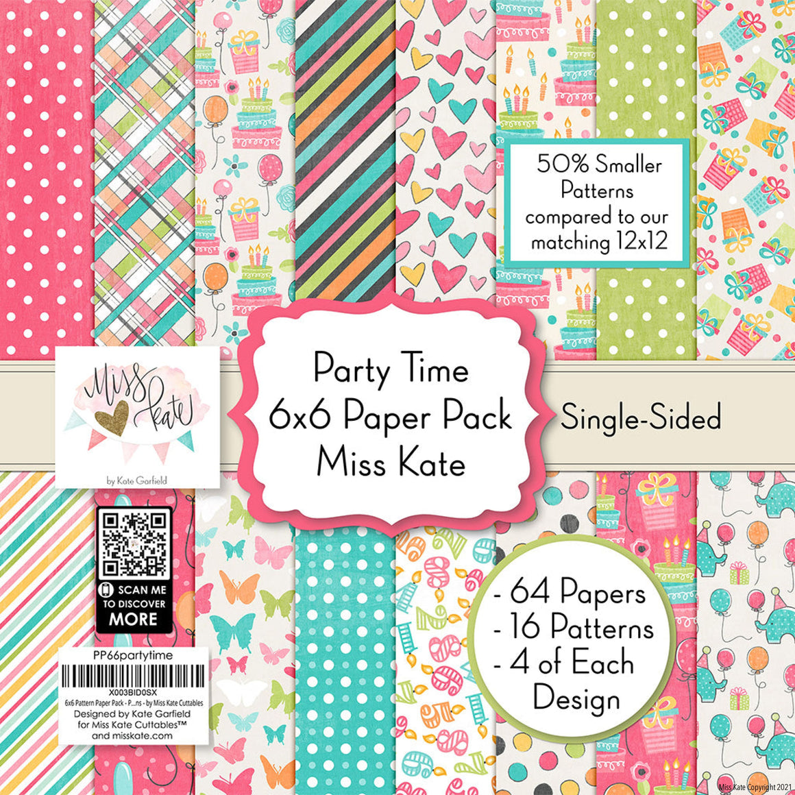 6x6 Paper Packs (Single-Sided) – MISS KATE