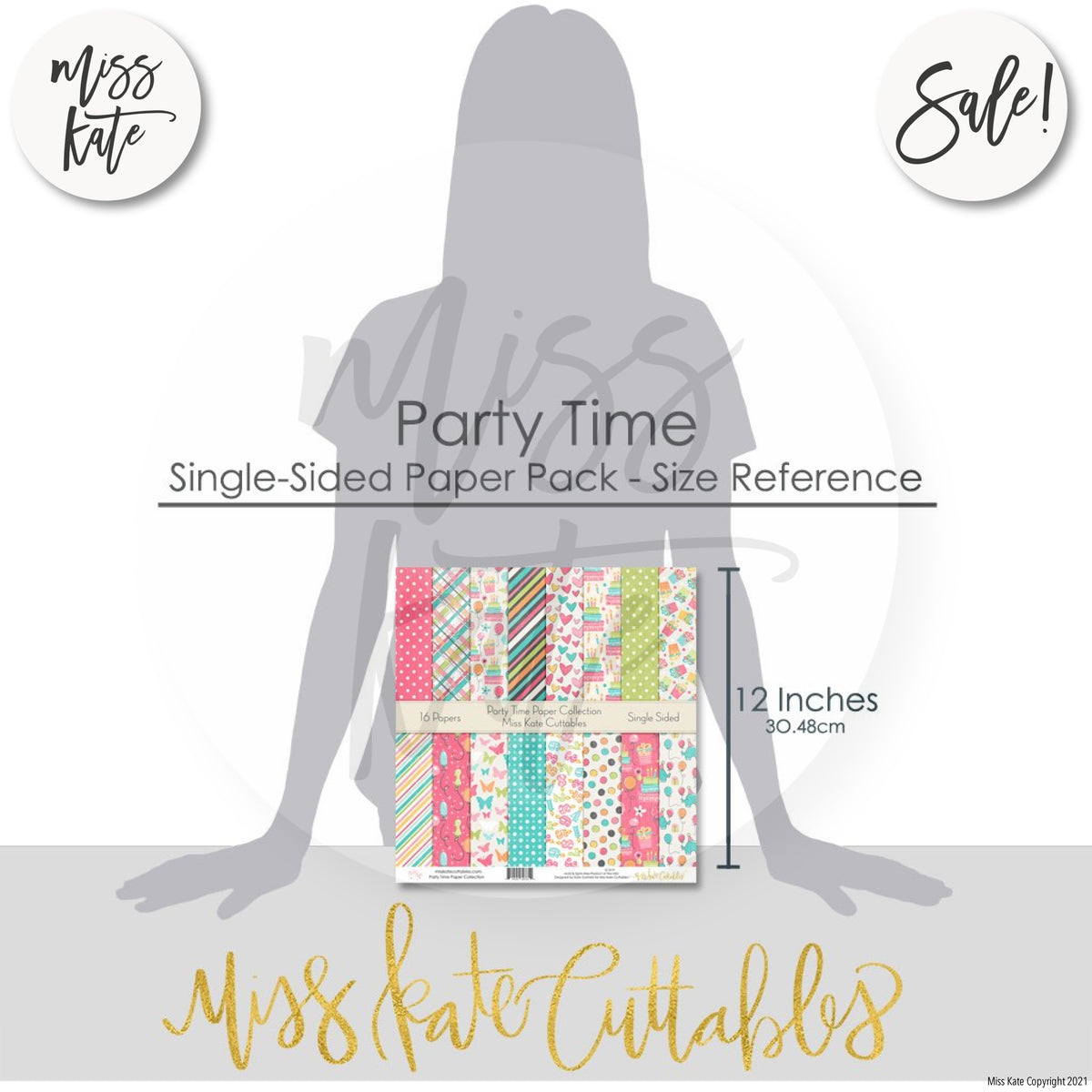 Party Time - Birthday Scrapbook Paper Pack – MISS KATE