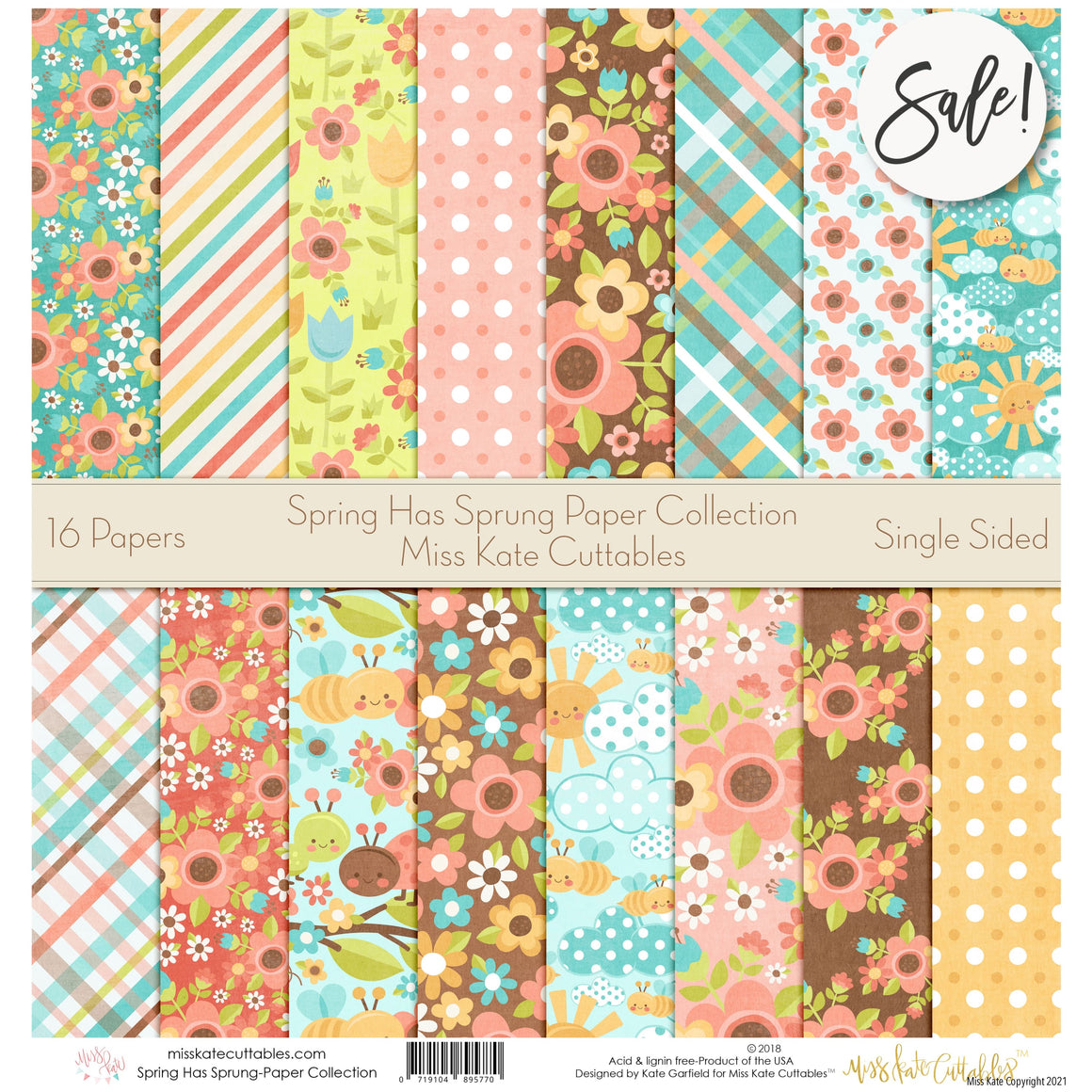 12x12 Paper Packs (Single-Sided) – MISS KATE