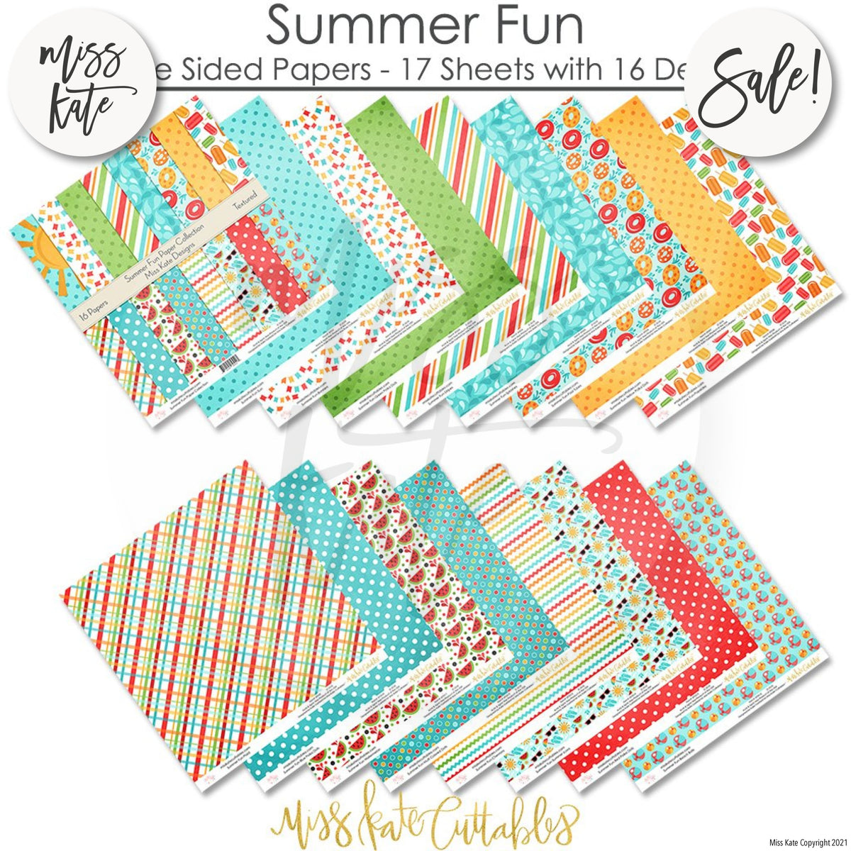 Summer Fun - Scrapbook Paper Pack – MISS KATE