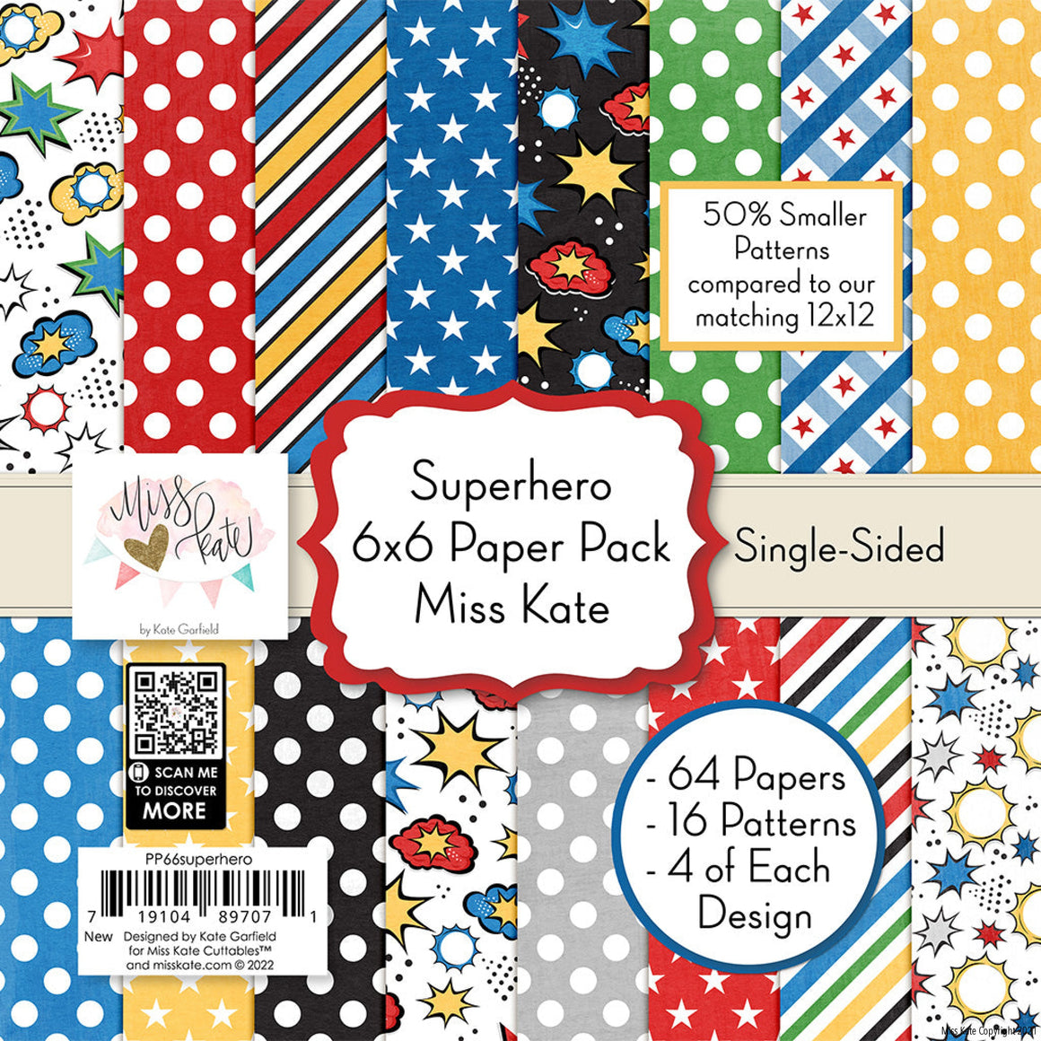 6x6 Paper Packs (Single-Sided) – MISS KATE