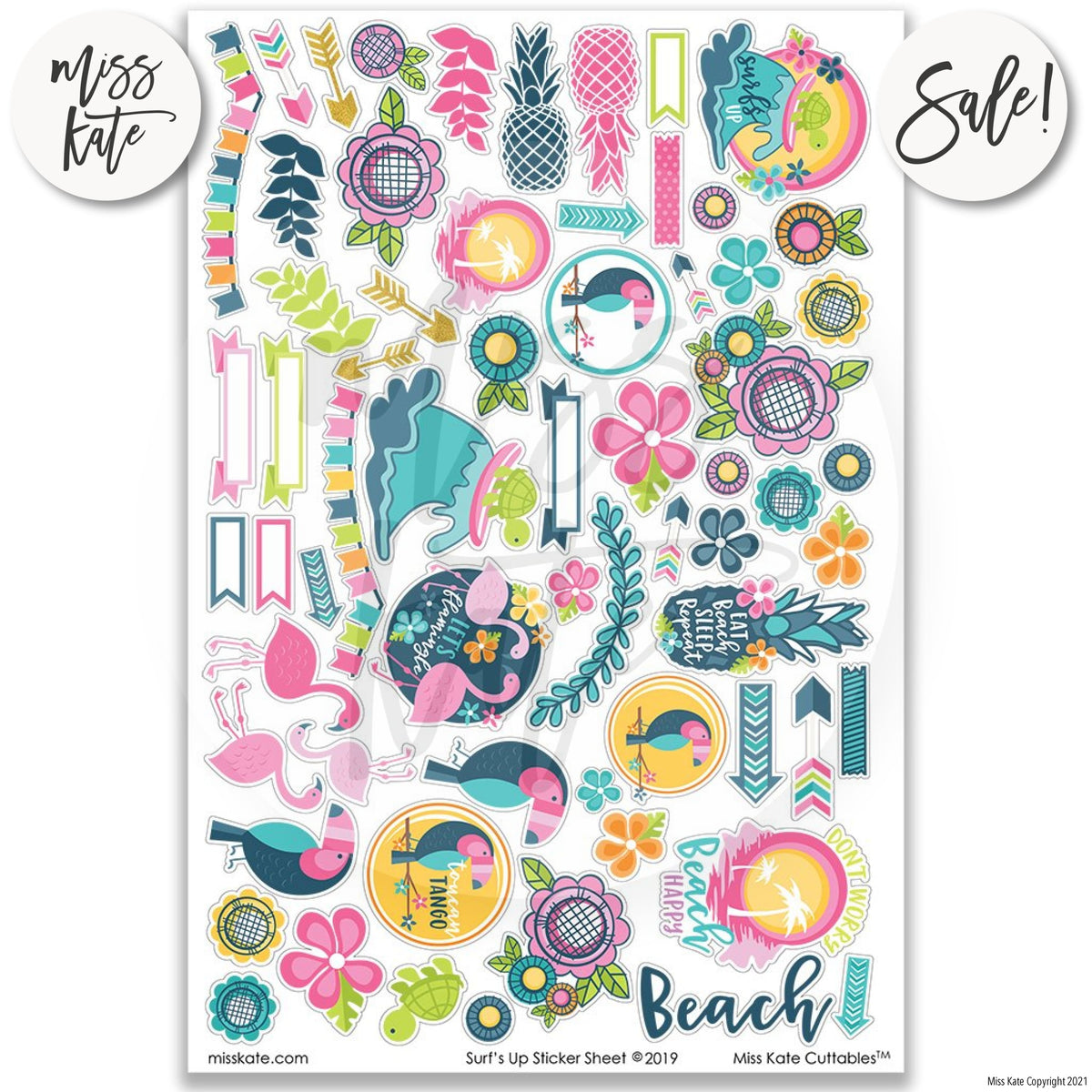 Surf’s Up - Paper & Sticker Kit 12x12 Scrapbook Paper & Sticker Kit ...