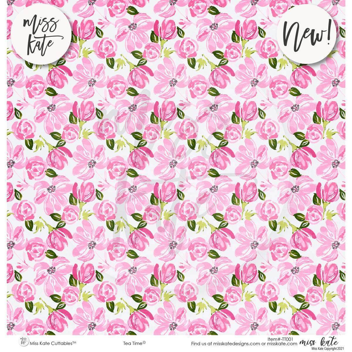 Tea Time Scrapbook Paper Pack Single Sided – MISS KATE