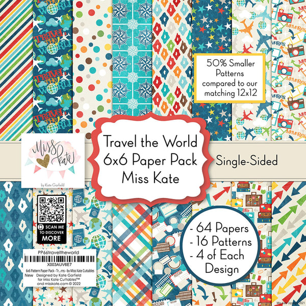 Vacation Scrapbook Paper