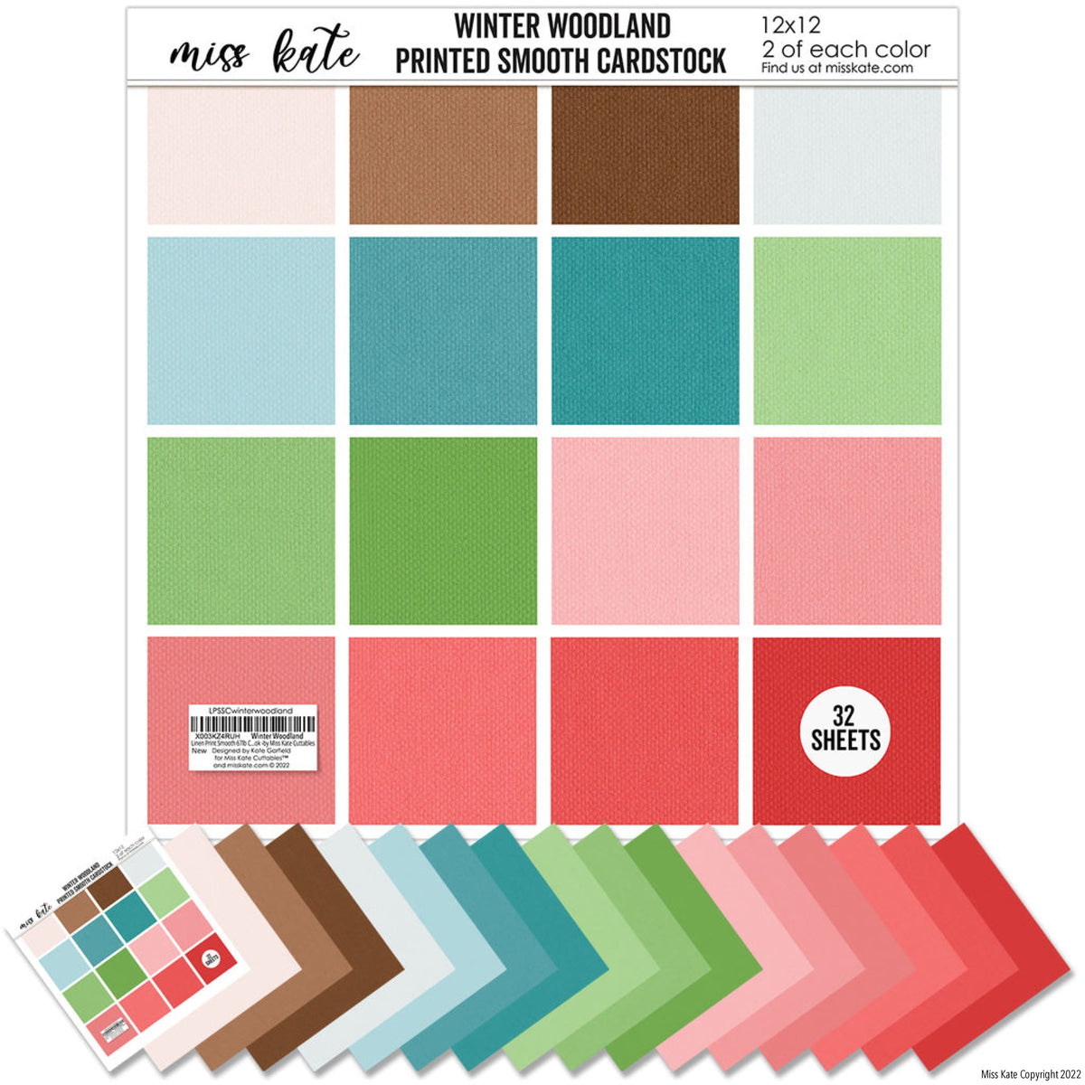 Winter Woodland - Christmas Cardstock – MISS KATE