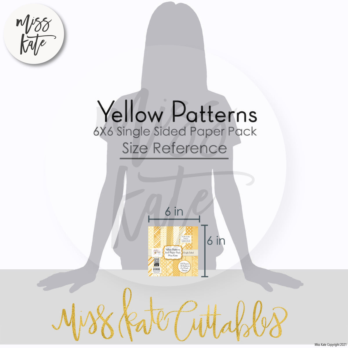 Yellow Patterns - 6x6 Paper Pack Scrapbook Paper – MISS KATE